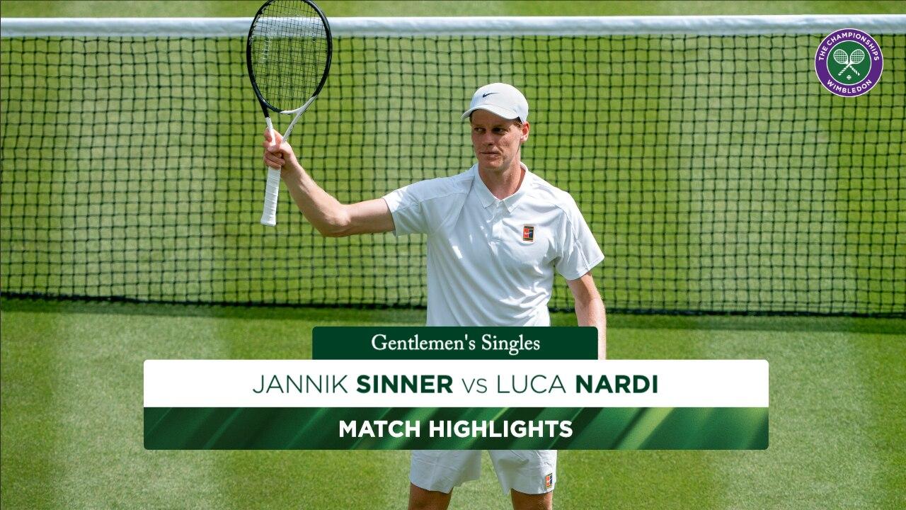 Wimbledon: Jannik Sinner through to second round with win against Luca ...