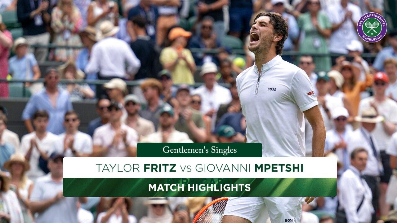 Video - Taylor Fritz vs Giovanni Mpetshi Perricard: First Round Extended Highlights - The ...